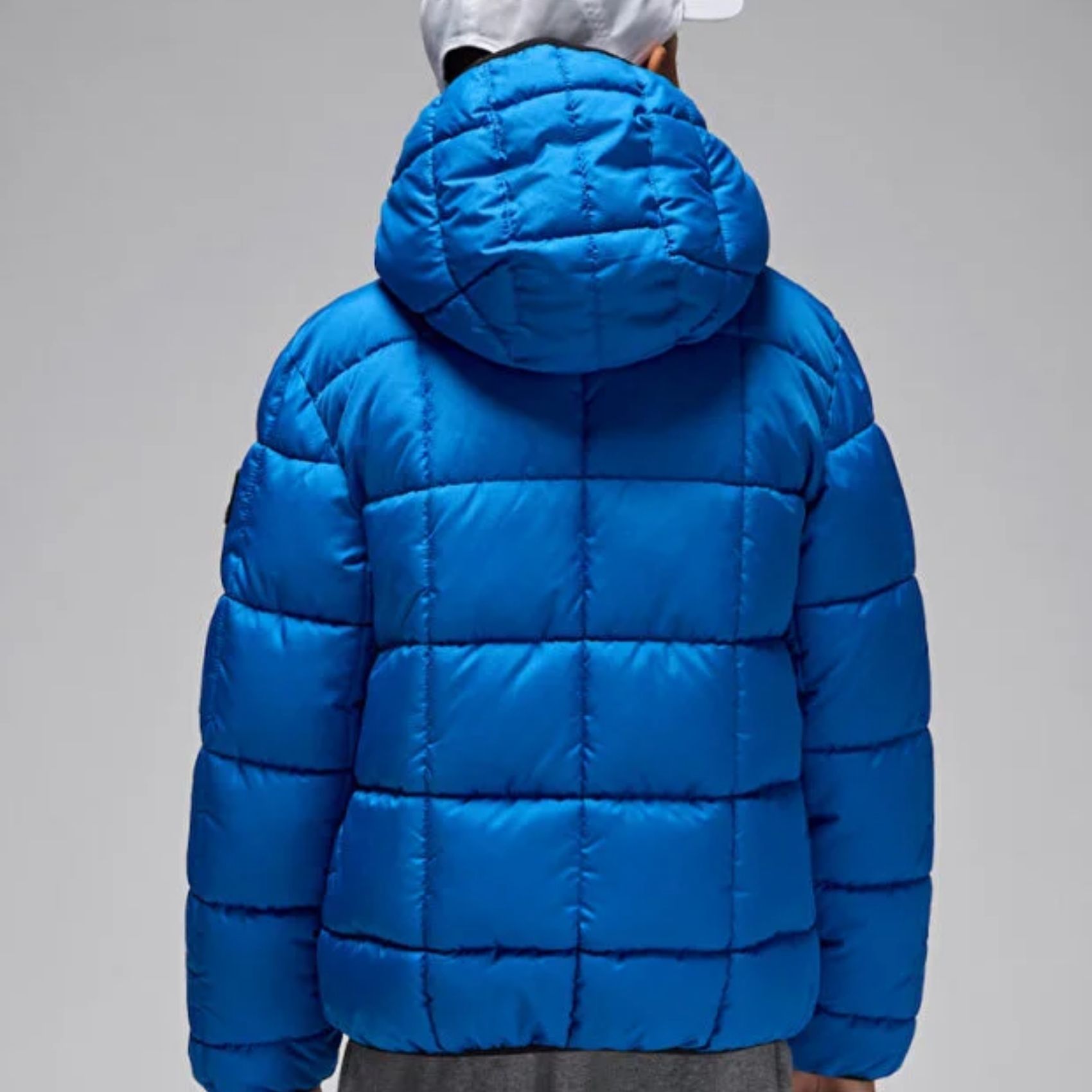 Nike Jordan Essential Midweight Puffer Çocuk Mavi Mont 95F009-BB7