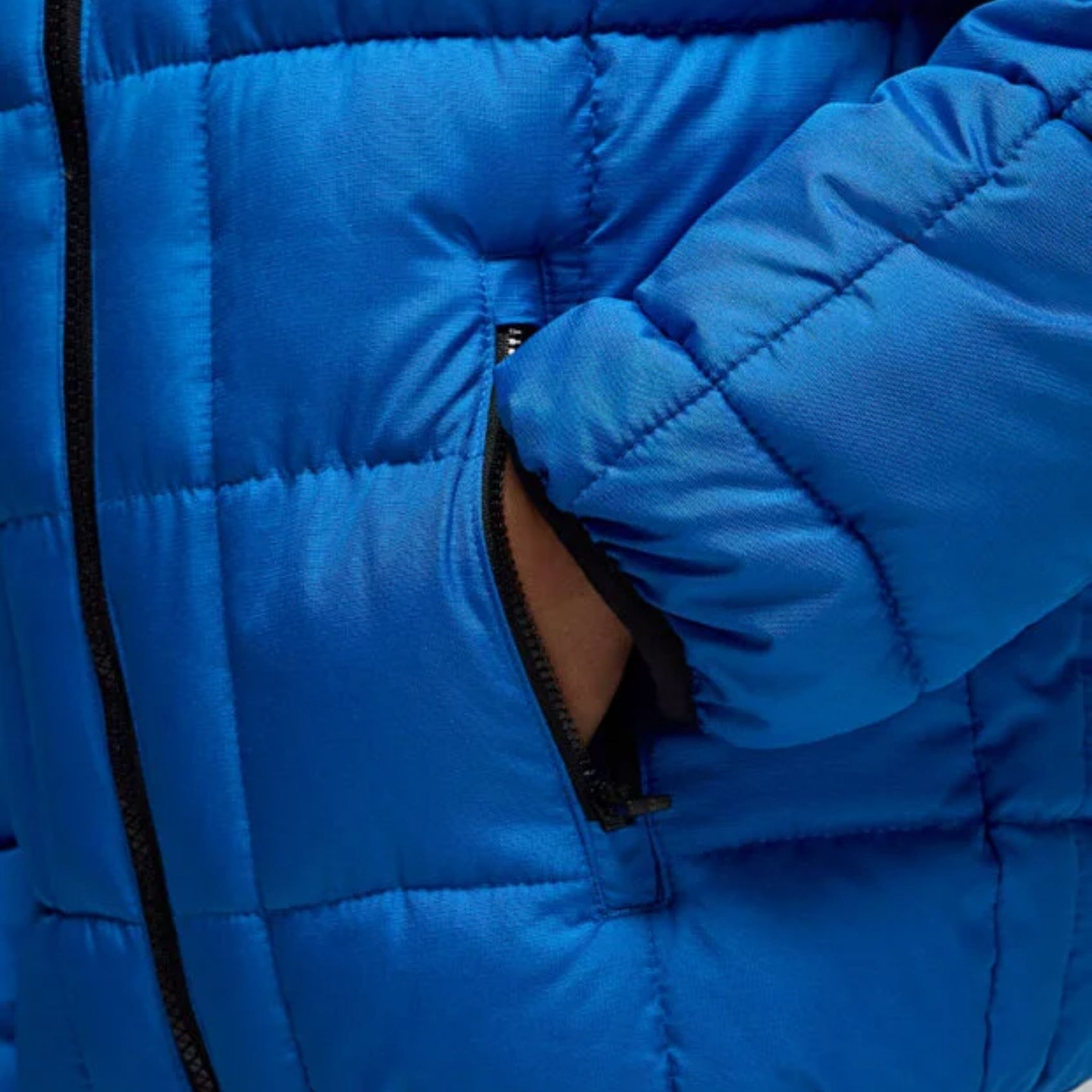 Nike Jordan Essential Midweight Puffer Çocuk Mavi Mont 95F009-BB7