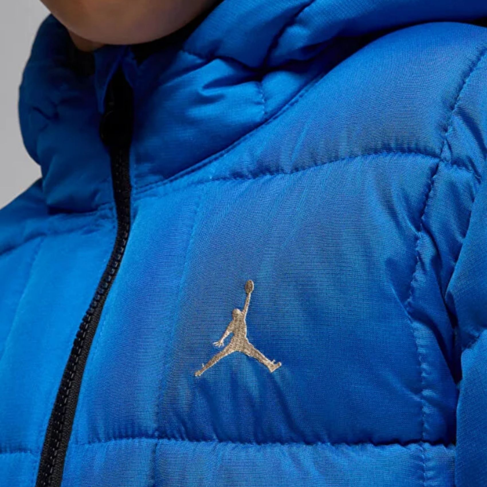 Nike Jordan Essential Midweight Puffer Çocuk Mavi Mont 95F009-BB7