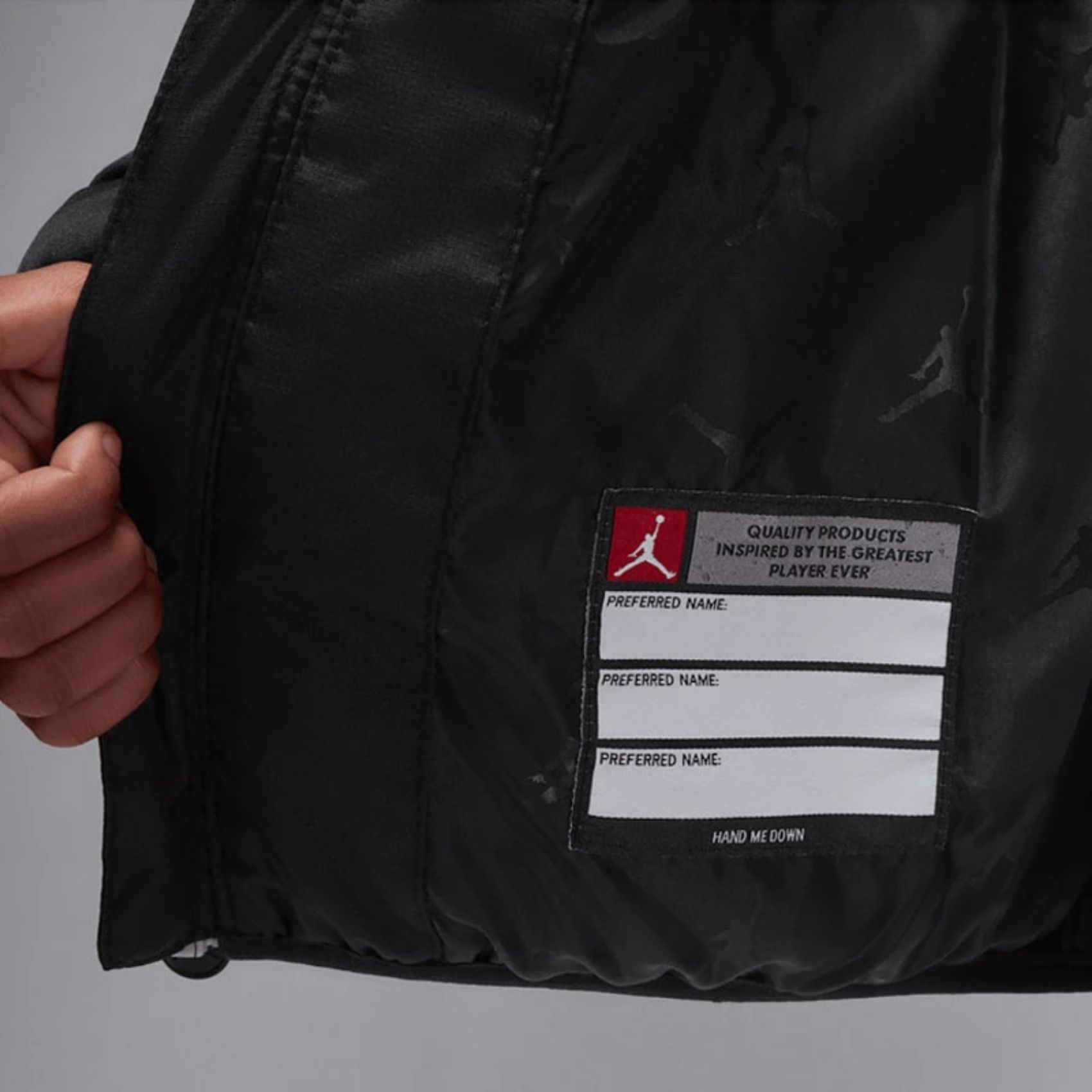 Nike Jordan Essential Midweight Puffer Çocuk Siyah Mont 95F009-023