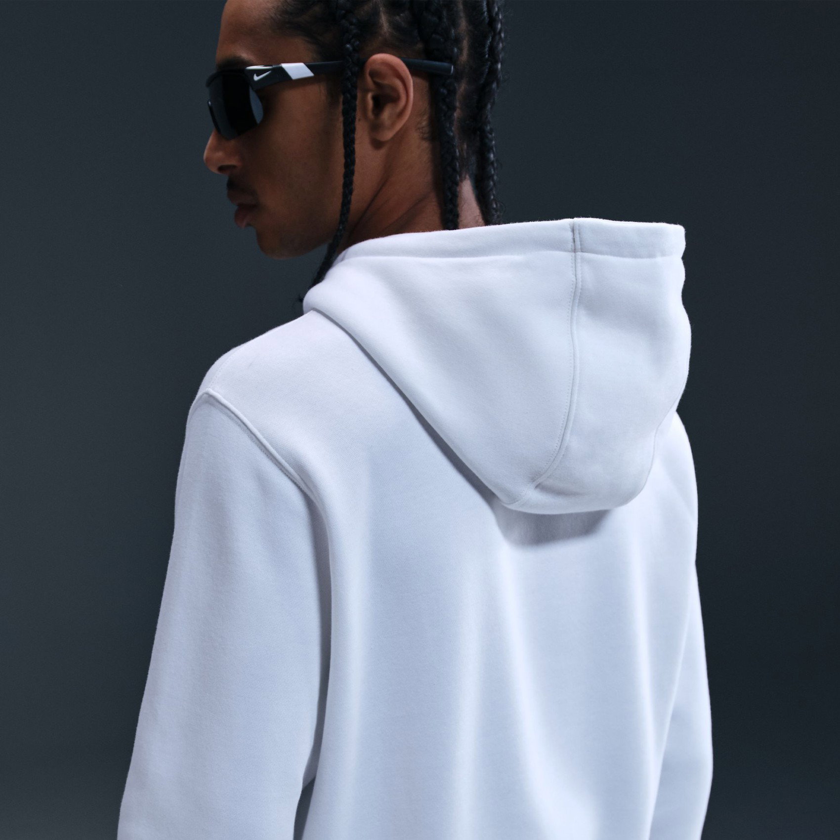 Nike Club BB Po Hoodie Erkek Beyaz Sweatshirt FN3859-100