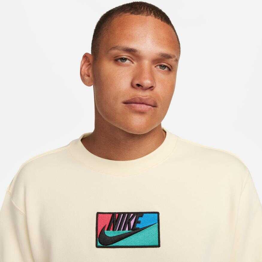 Nike Club+ Crew Patch Erkek Sweatshirt FB8435-113