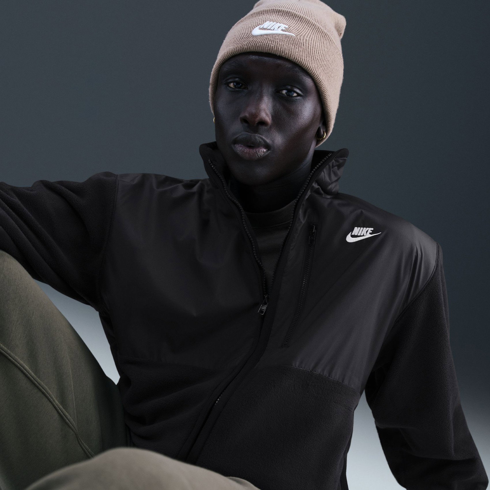 Nike Club Winterized FZ Jacket Erkek Siyah Ceket IM9452-010