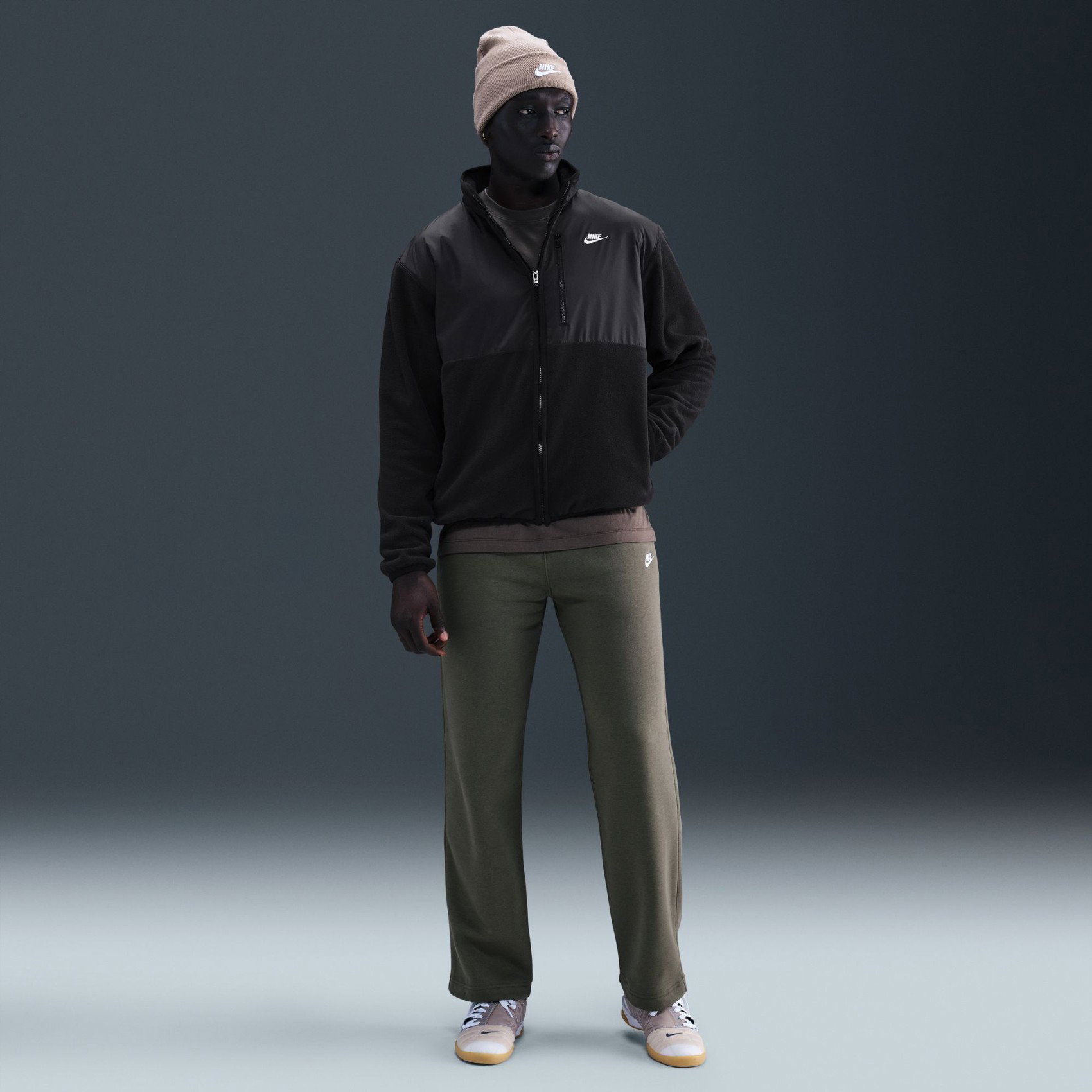 Nike Club Winterized FZ Jacket Erkek Siyah Ceket IM9452-010
