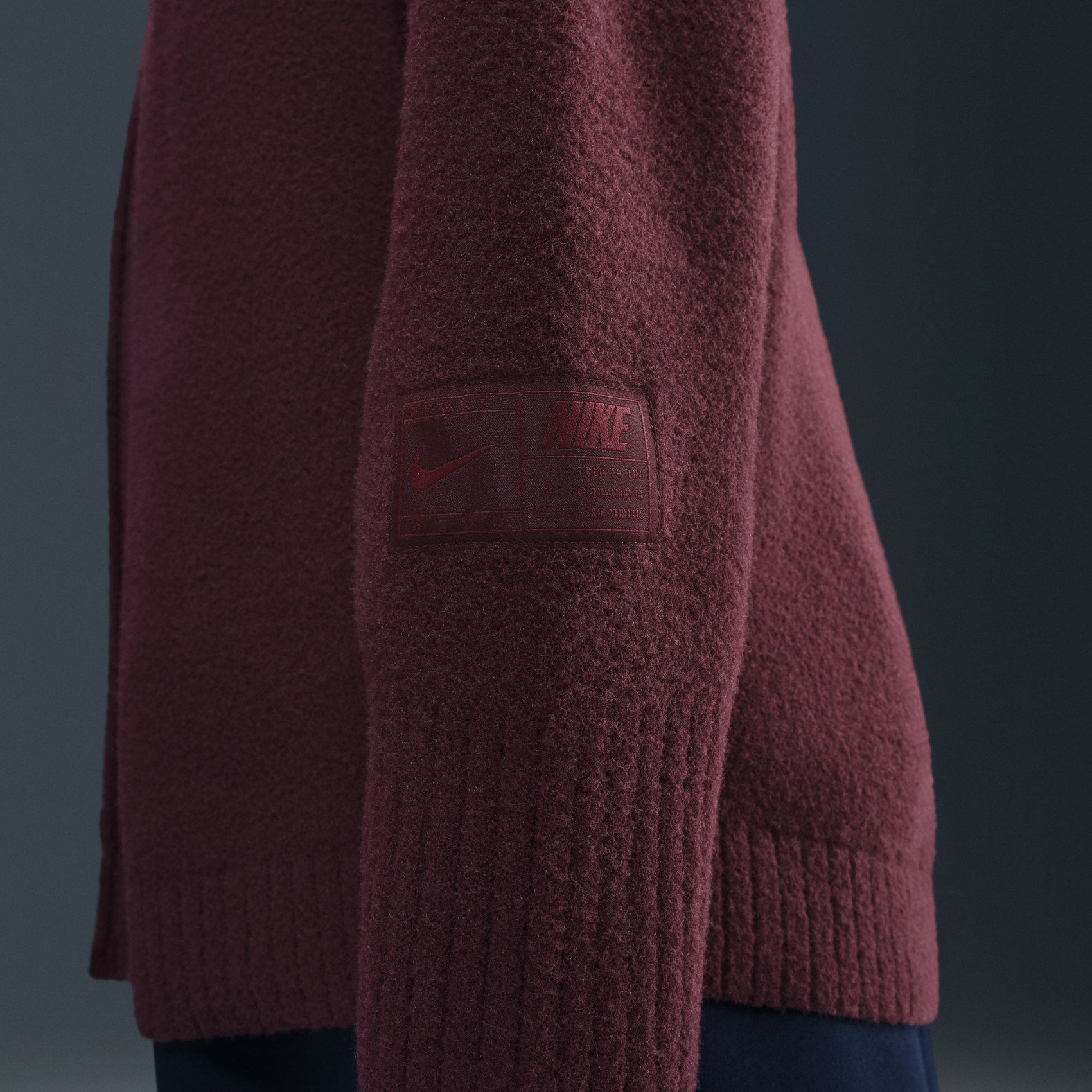 Nike Crewneck Sweater Mod Kadın Bordo Sweatshirt HV2080-652