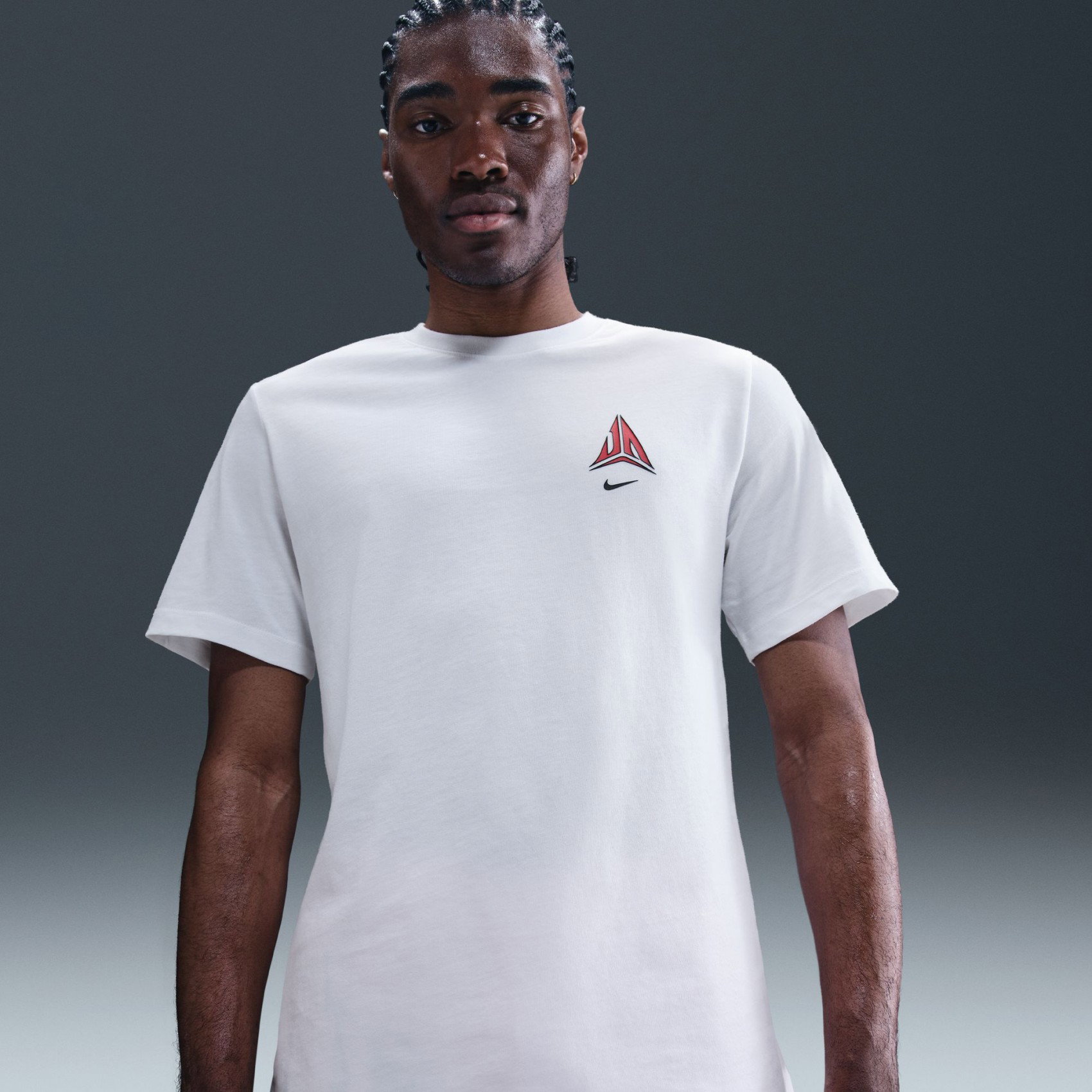 Nike Ja Morant Stratch Tee Erkek Beyaz Tişört HV1691-100