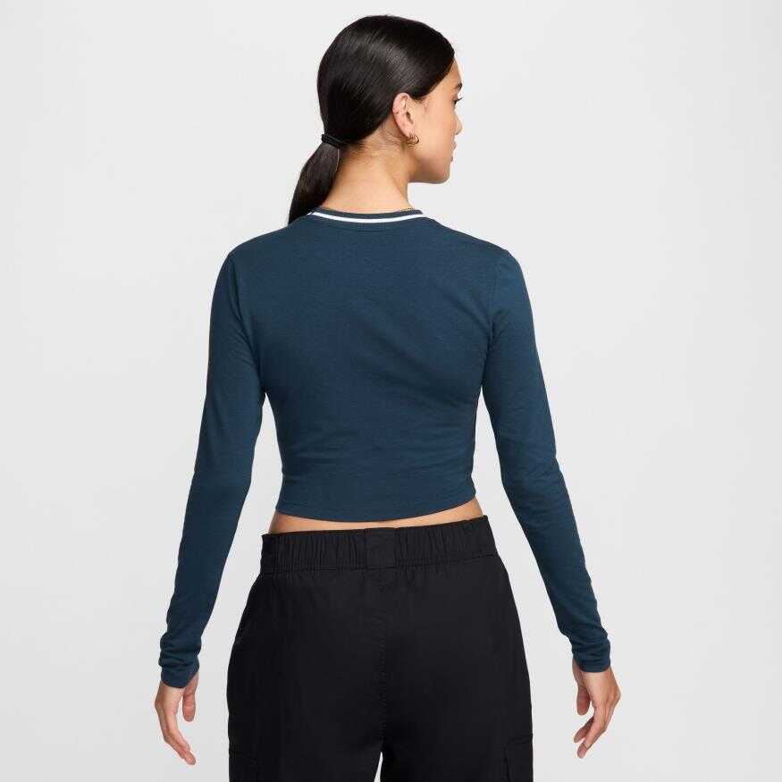 Nike Slip Crop Tee Oc Kadın Sweatshirt FZ2858-478